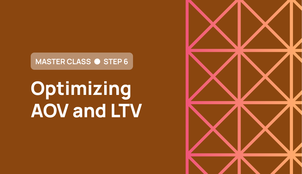 Ecommerce Master Class Step 6: Optimizing AOV and LTV